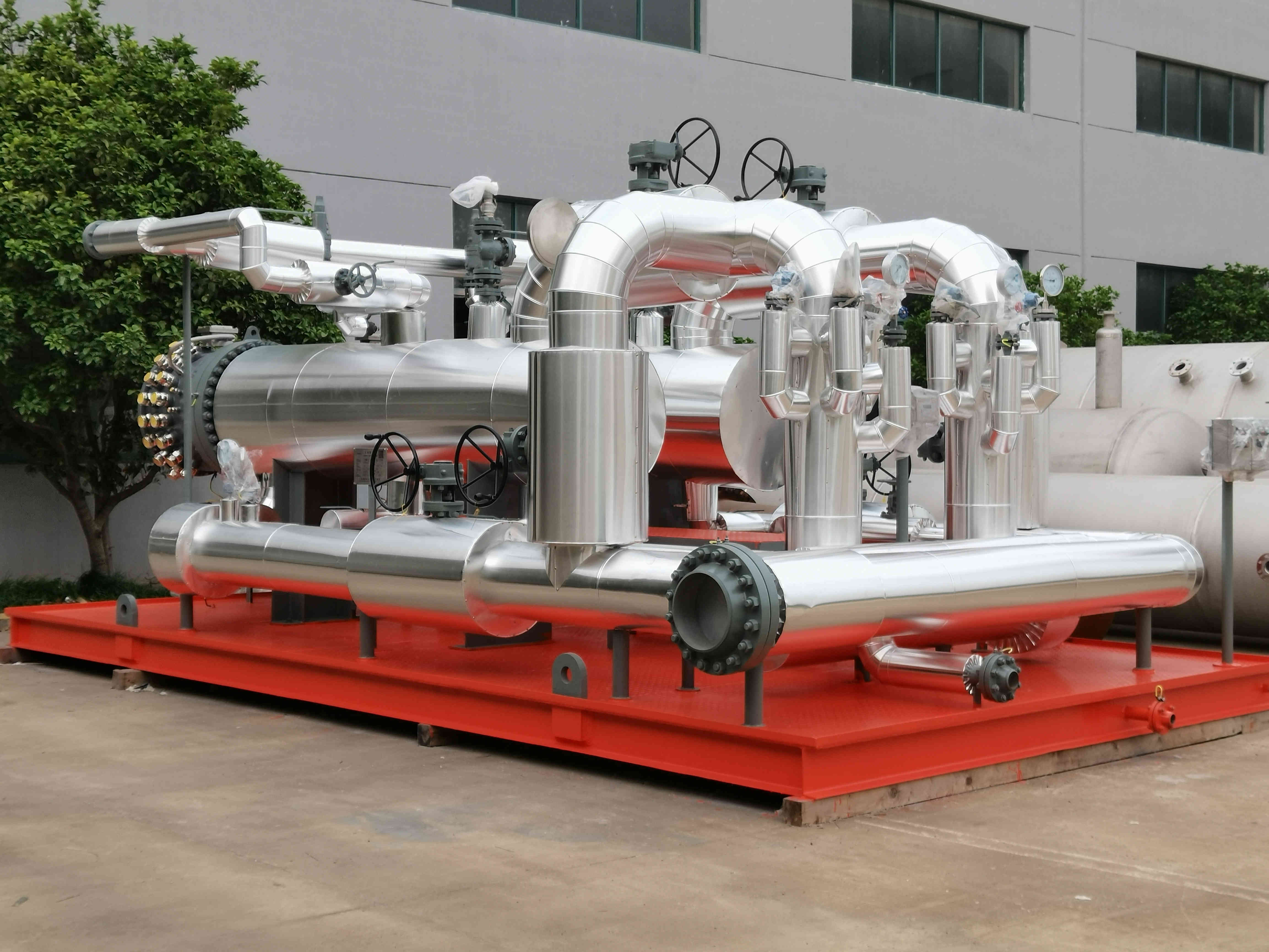 Industrial heating skid